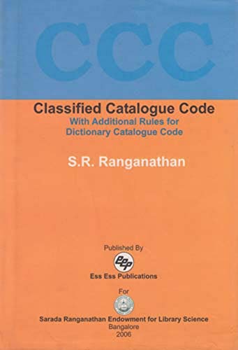 Classified Catalogue Code (With Additional Rules for Dictionary Catalo ...