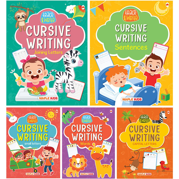 Cursive Writing Set of 5 – Maple Press Handwriting Books ...