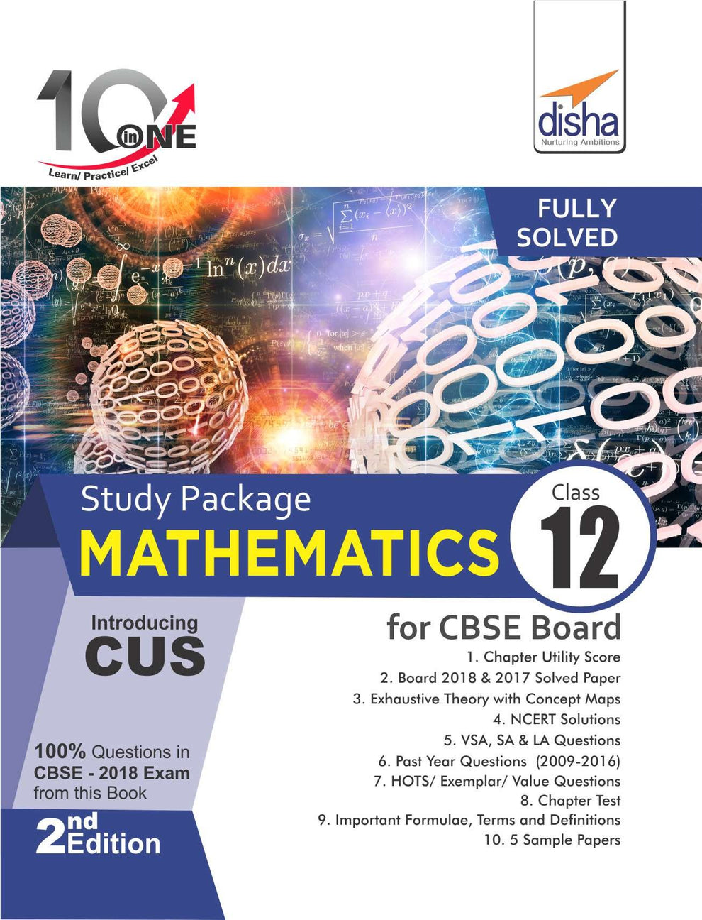 10 in One Study Package for CBSE Mathematics Class 12 with 5 Model Pap ...